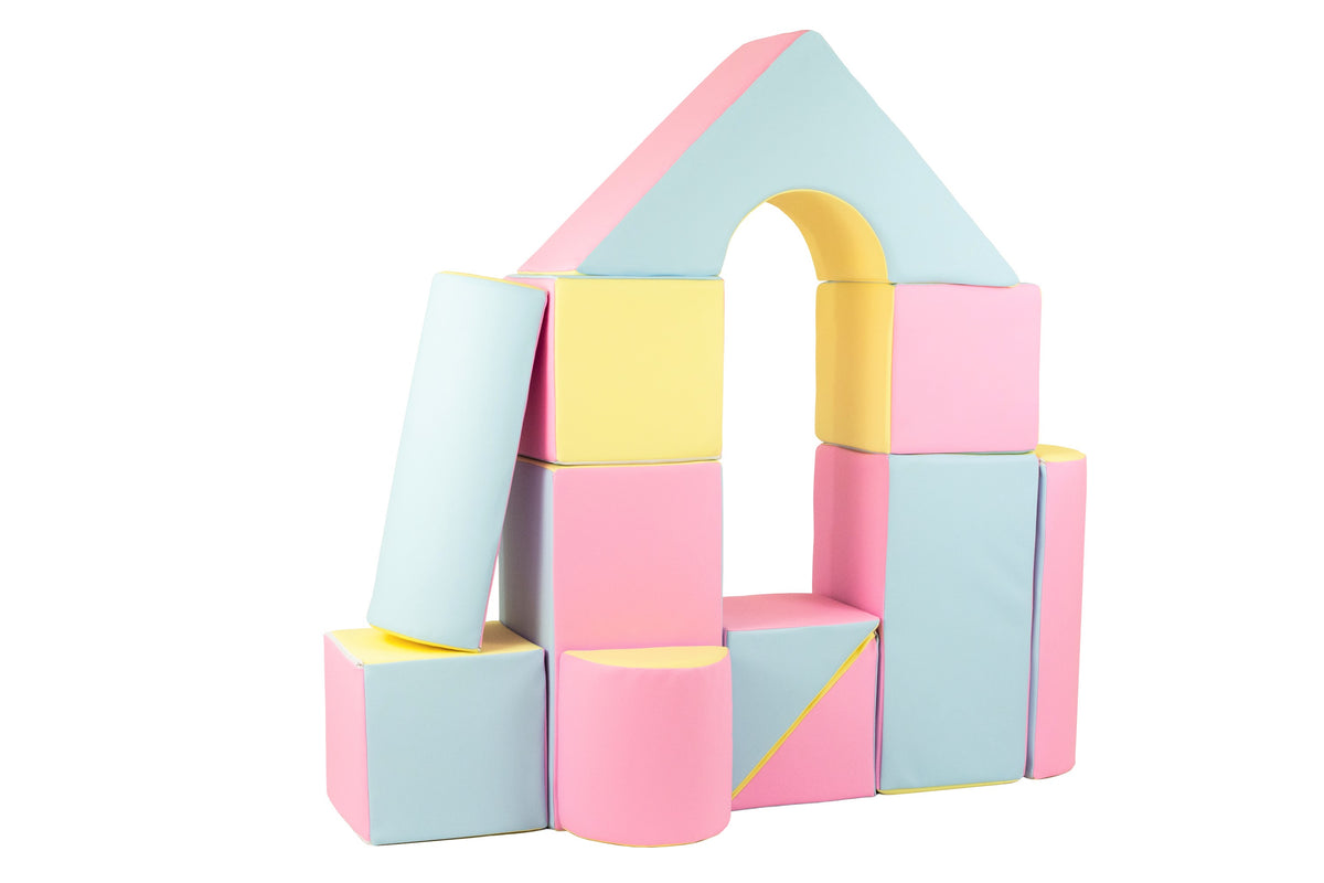 Pastel Soft Play Building Blocks – The Luxury Nursery Company Ltd