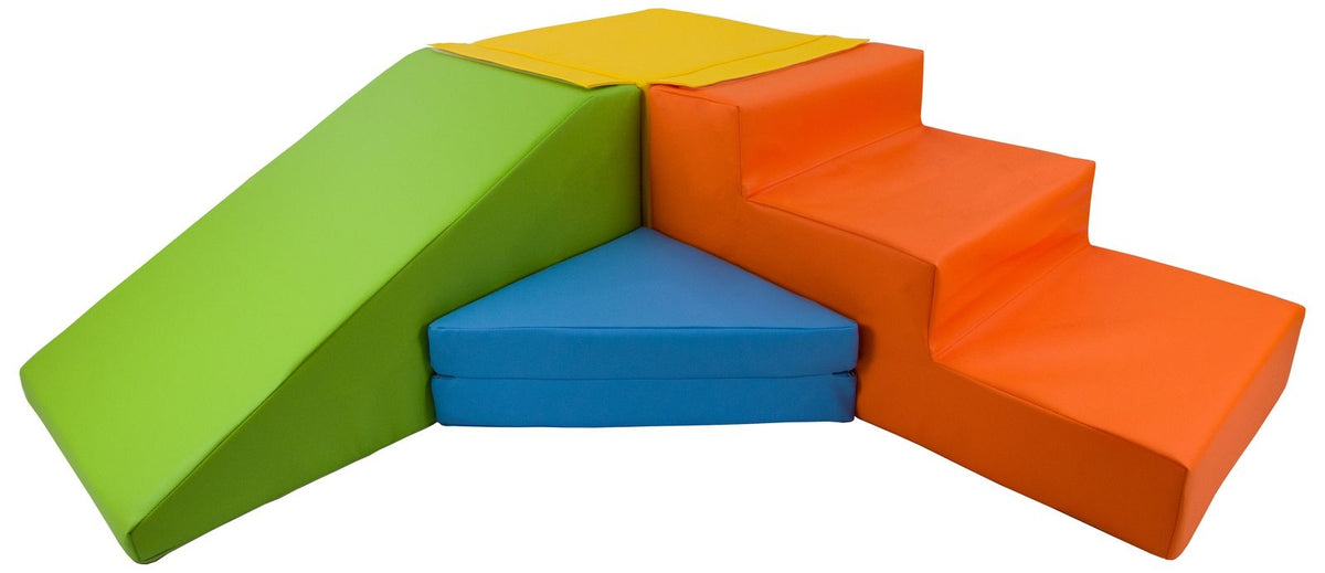 Multicolour Soft Play Step & Slide Set – The Luxury Nursery Company Ltd